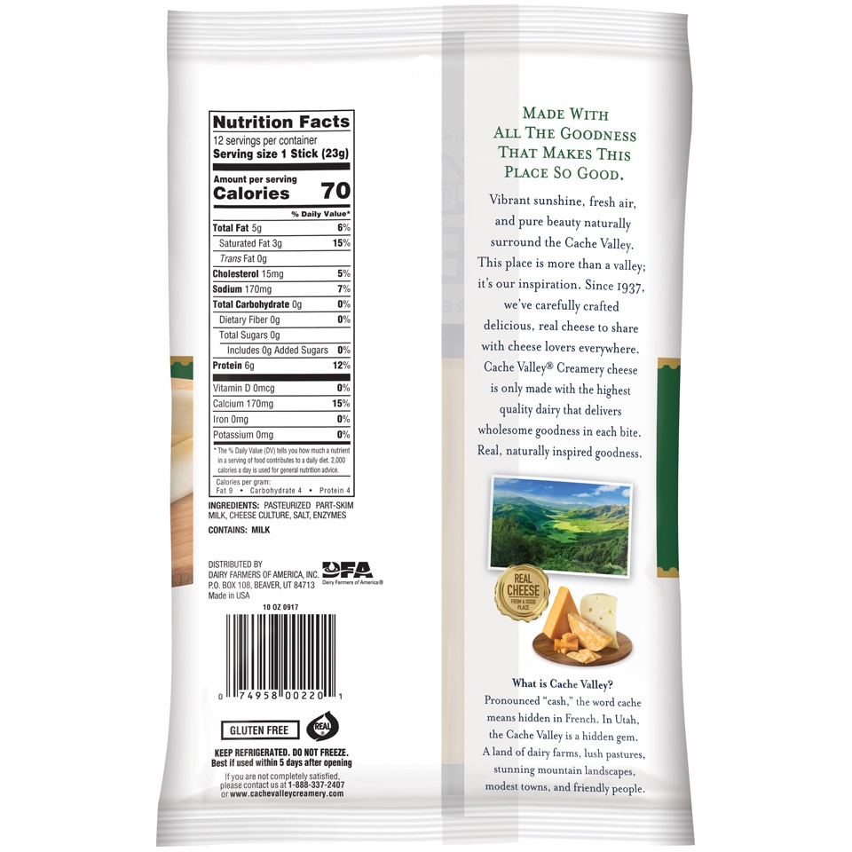 Cache Valley String Cheese 10 oz | Shipt