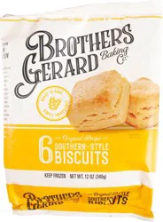 Brothers Gerard Baking Co. Southern-Style Original Recipe Biscuits 6 Ea ...
