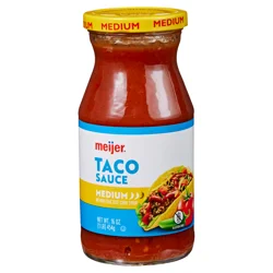 Meijer Medium Taco Sauce, 16 oz 16 oz | shipt