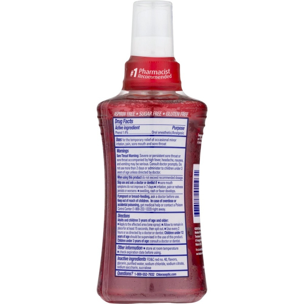 Chloraseptic Sore Throat Pain Relief Spray - Cherry 6 fl oz | Shipt