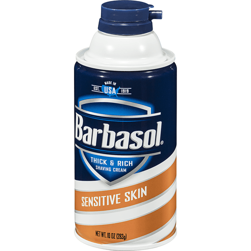 Barbasol Sensitive Skin Thick and Rich Shaving Cream 10 oz | Shipt