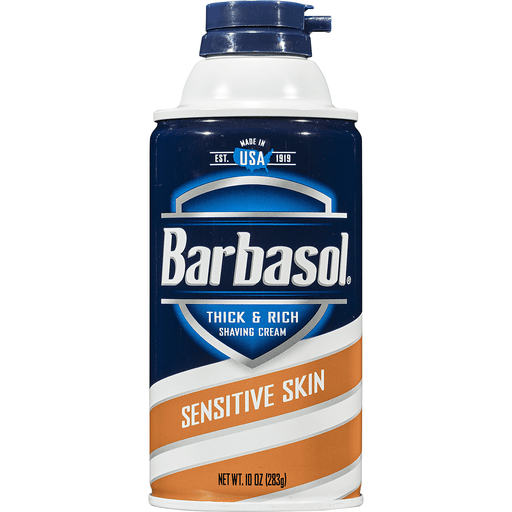 Barbasol Sensitive Skin Thick and Rich Shaving Cream 10 oz | Shipt