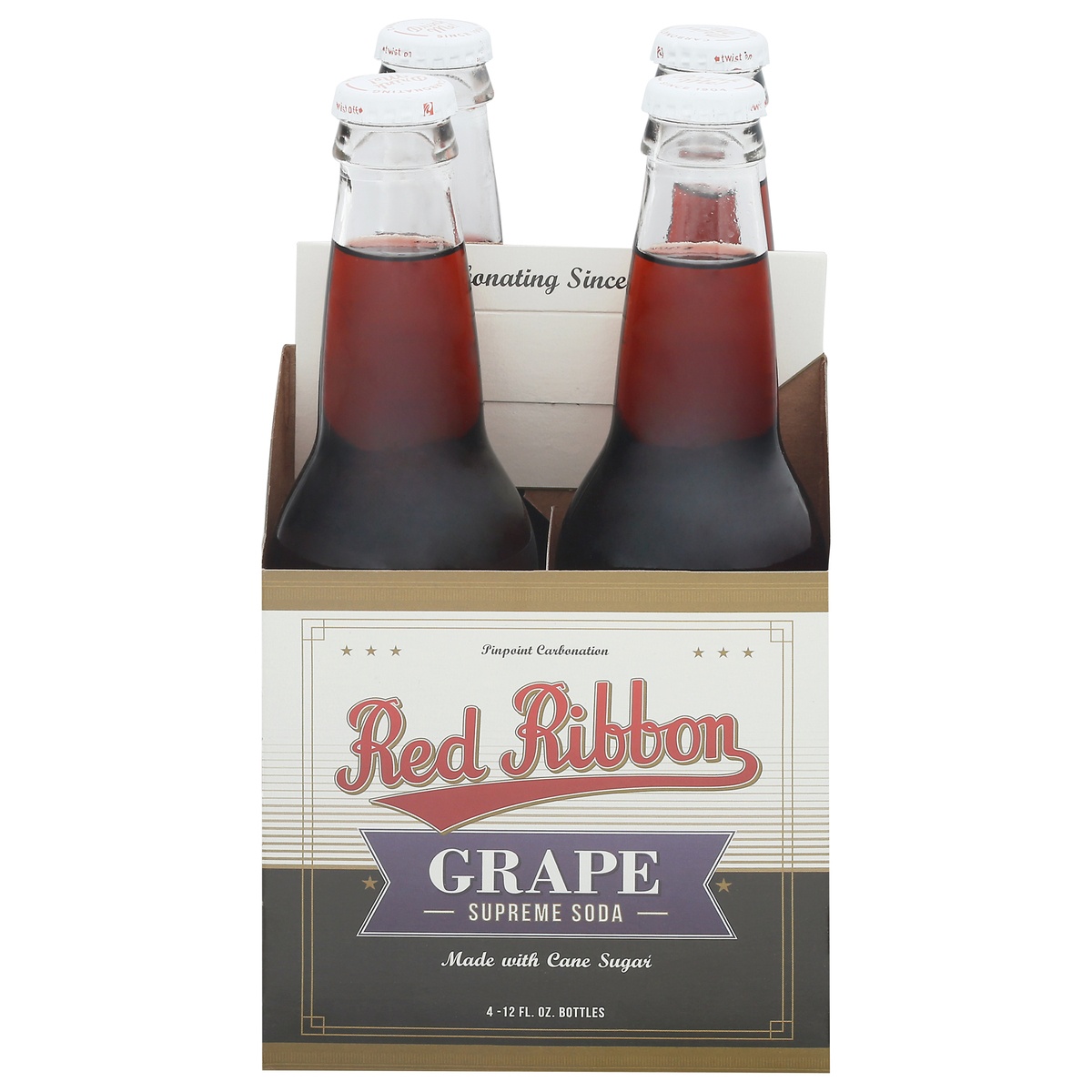 Red Ribbon Supreme Soda, Grape 4 ct | Shipt