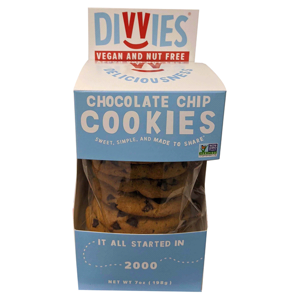 Divvies Chocolate Chip Cookie Box 7 oz | Shipt