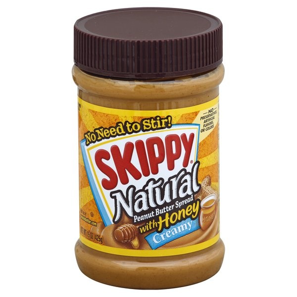 Skippy Natural Creamy Peanut Butter 15 oz | Shipt