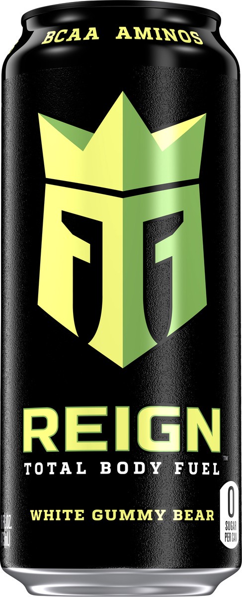 Reign Total Body Fuel White Gummy Bear Energy Drink 16 fl oz | Shipt