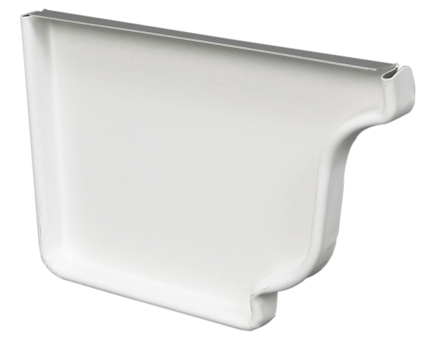 Amerimax Galvanized steel K style 4-in x 1-ft End cap 1 ct | shipt