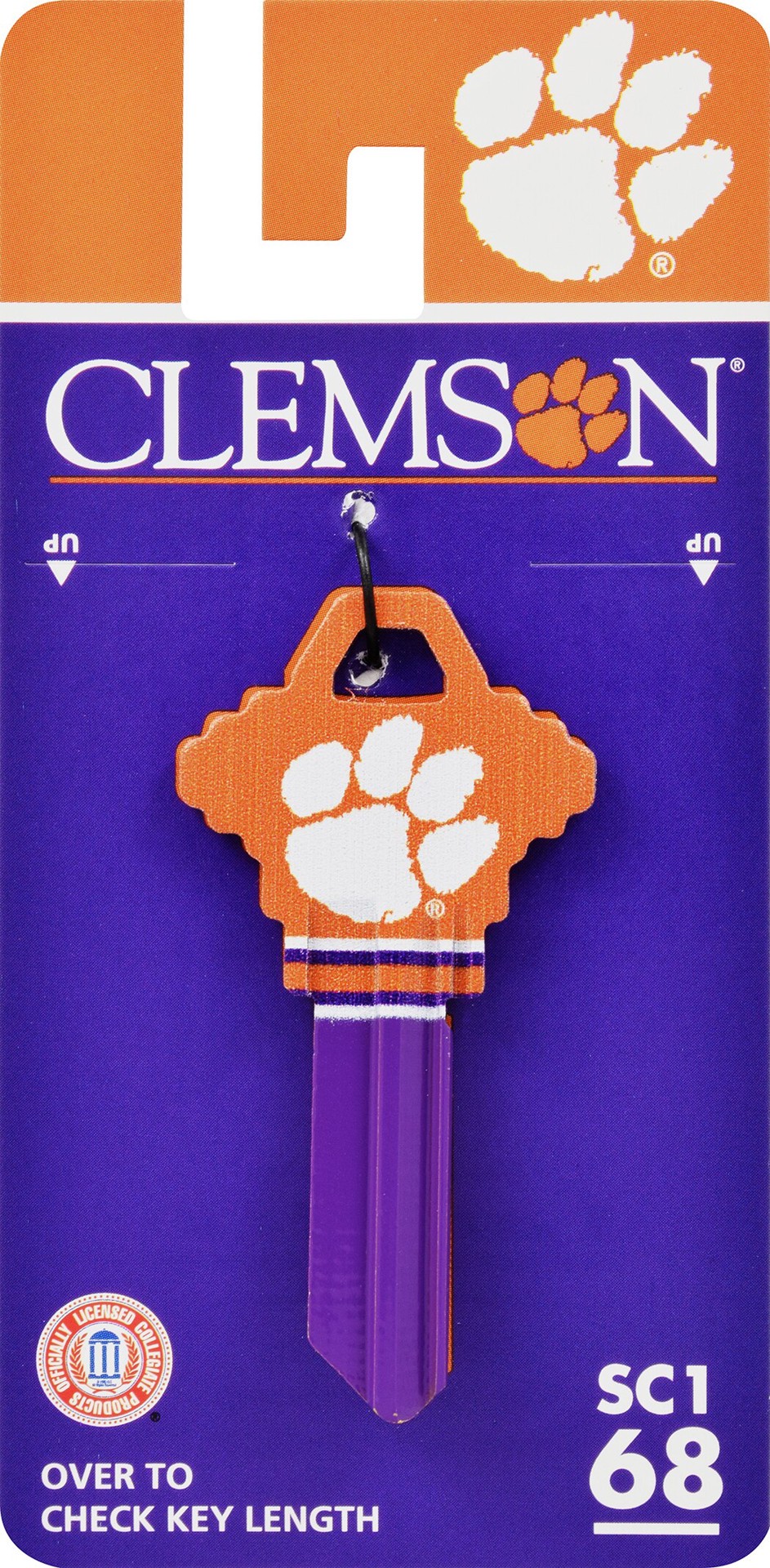 Fanatix Clemson Tigers Multicolored Sports Key Brass House/Entry Key ...