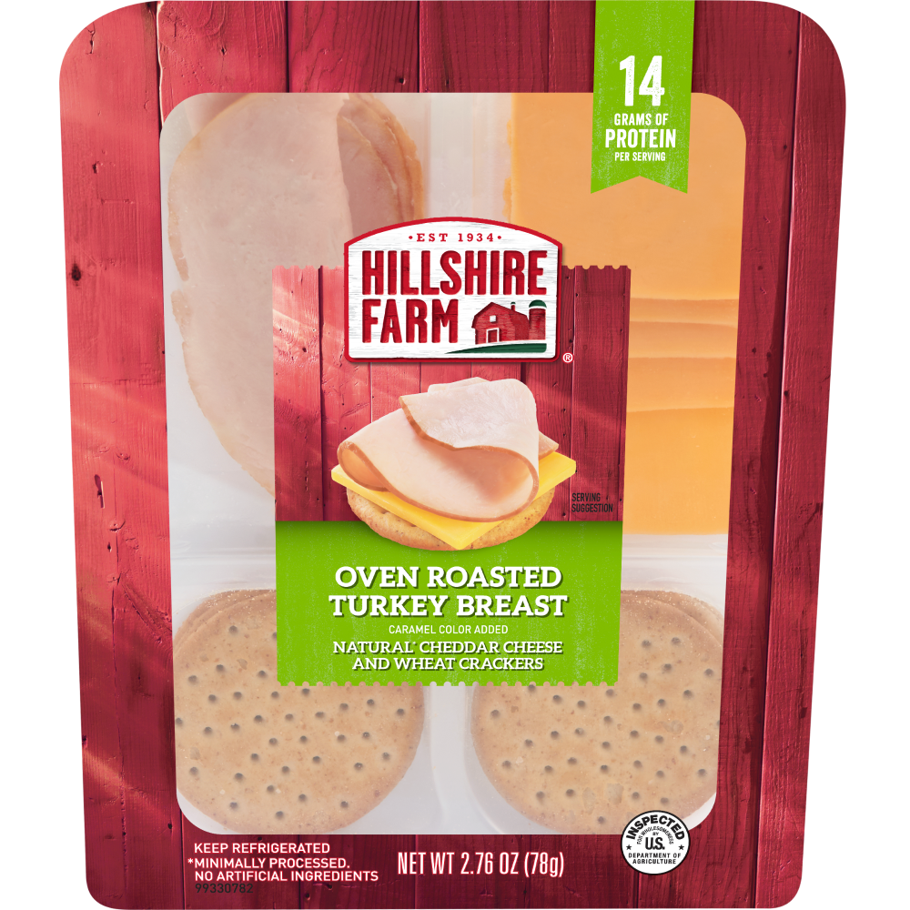 Hillshire Farm Natural Cheddar Cheese And Wheat Cracker Snack Kit 2.76 ...