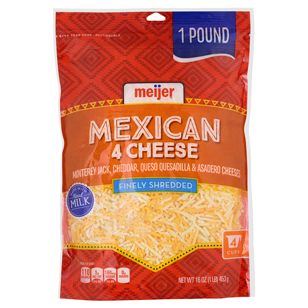 Meijer Finely Shredded Mexican Cheese 16 oz | Shipt