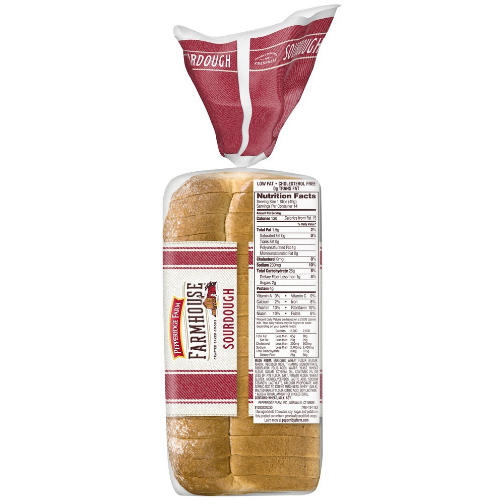 Pepperidge Farm Farmhouse Sourdough Bread 24 oz | Shipt