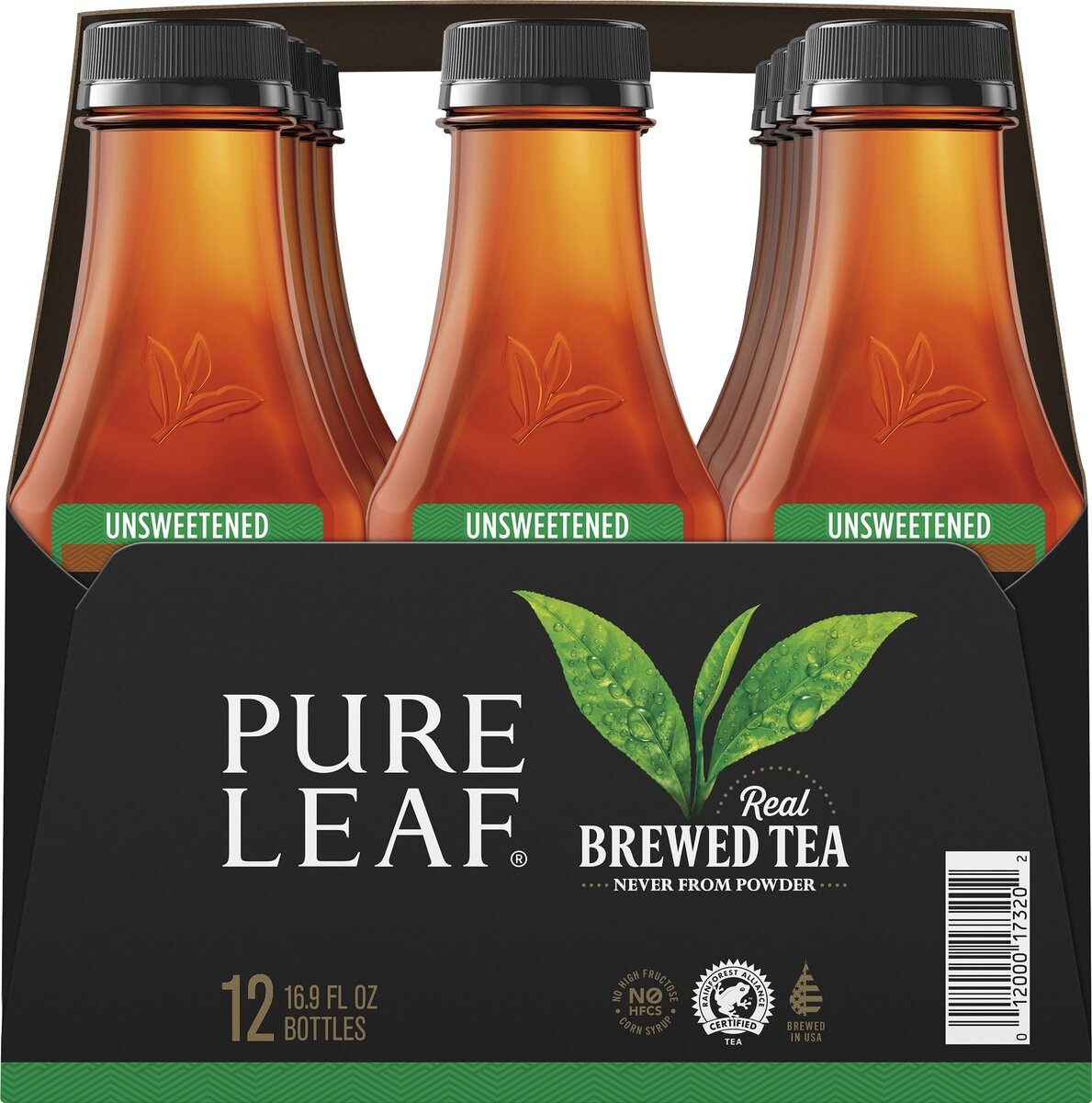 Pepsi Lipton Pure Leaf Unsweetened 12 ct; 16.9 fl oz | Shipt