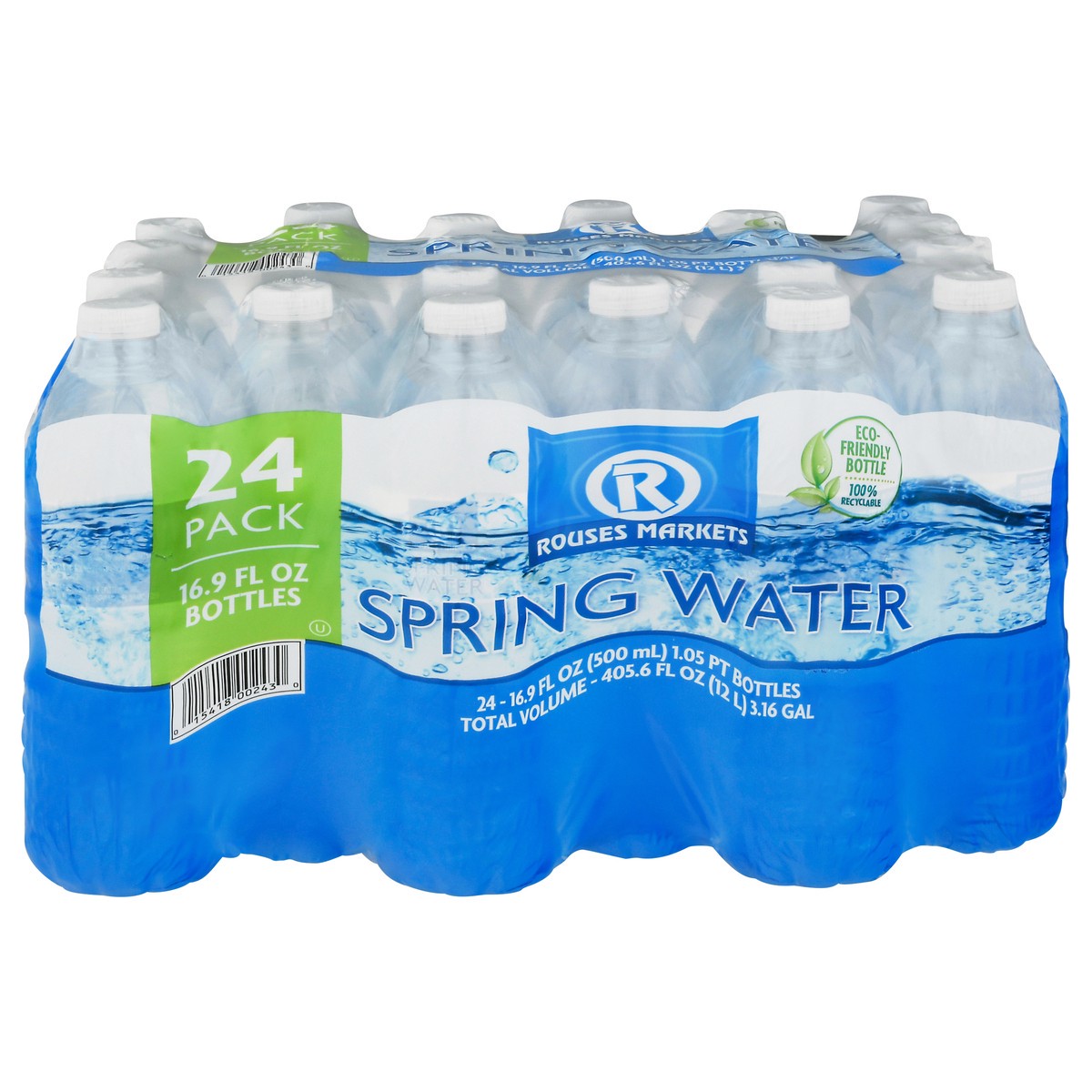 Rouses Markets Spring Water 24 - 16.9 fl oz Bottles 24 ct | Shipt