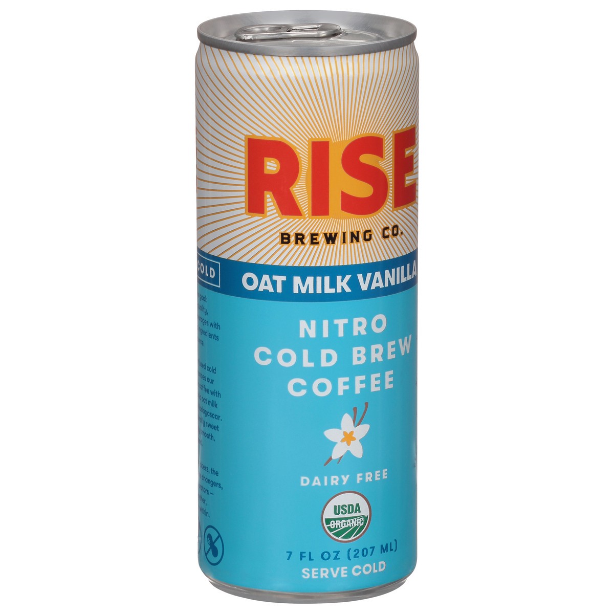 RISE Brewing Co. Dairy Free Nitro Cold Brew Oat Milk Vanilla Coffee 7 ...