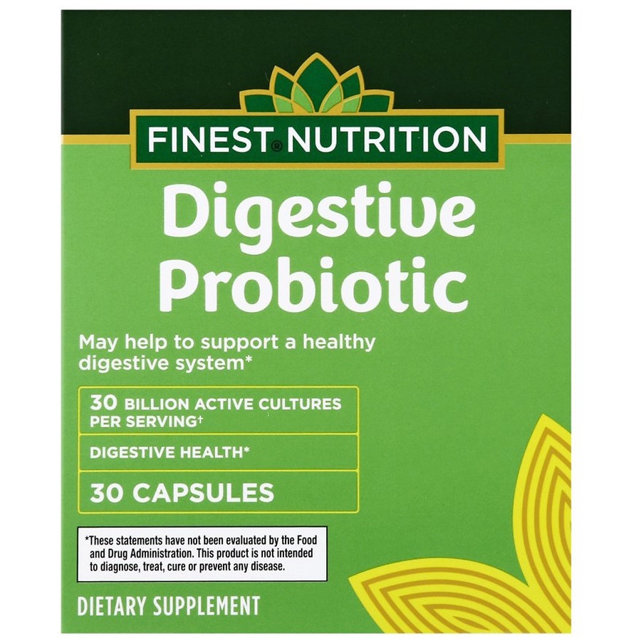 Finest Nutrition Digestive Probiotic 30 ct | Shipt