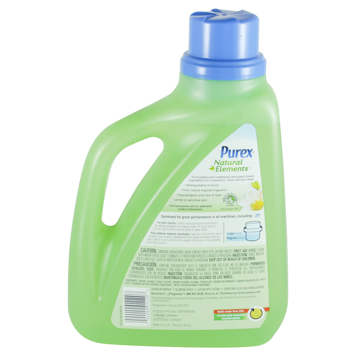 Purex Ultra Natural Elements Linen Lilies Scent Liquid Laundry ...