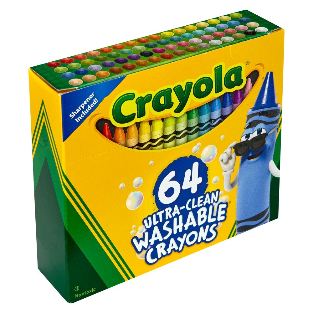 Crayola Ultra-Clean Washable Crayons 64 ct | Shipt
