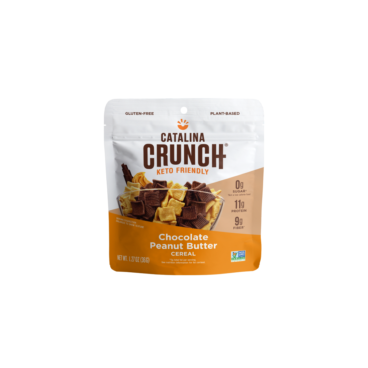 Catalina Crunch Keto Friendly Chocolate Peanut Butter Cereal 1.27 oz ...