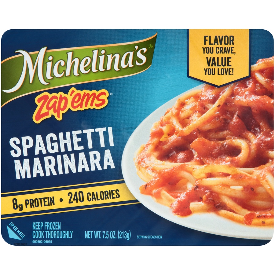 Michelina's Zap'Ems Spaghetti Marinara 7.5 oz | Shipt
