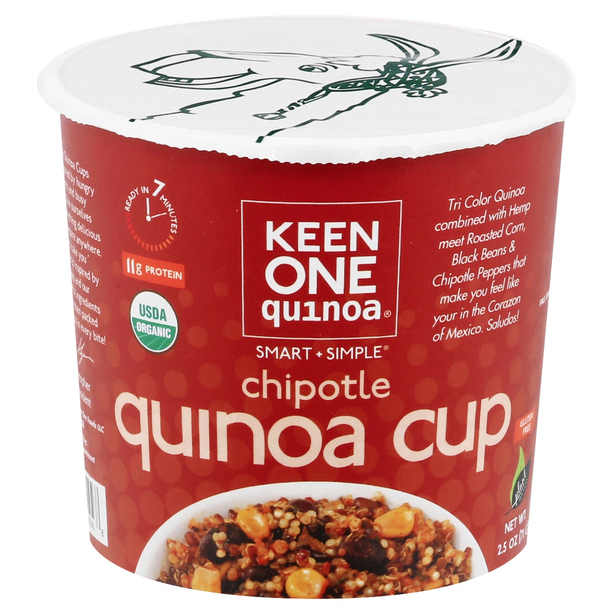 Keen One Quinoa Smart + Simple Chipotle Quinoa Cup 2.5 oz Cup | shipt