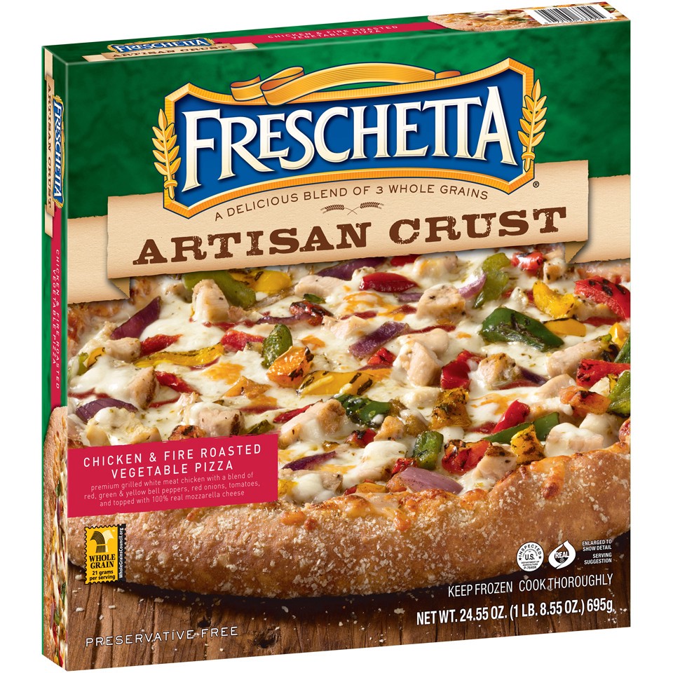 Freschetta Artisan Crust Chicken And Fire Roasted Vegetable Pizza 24.55 ...