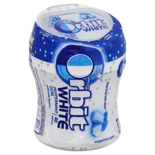 Orbit White Peppermint Sugarfree Gum 12 ct | Shipt