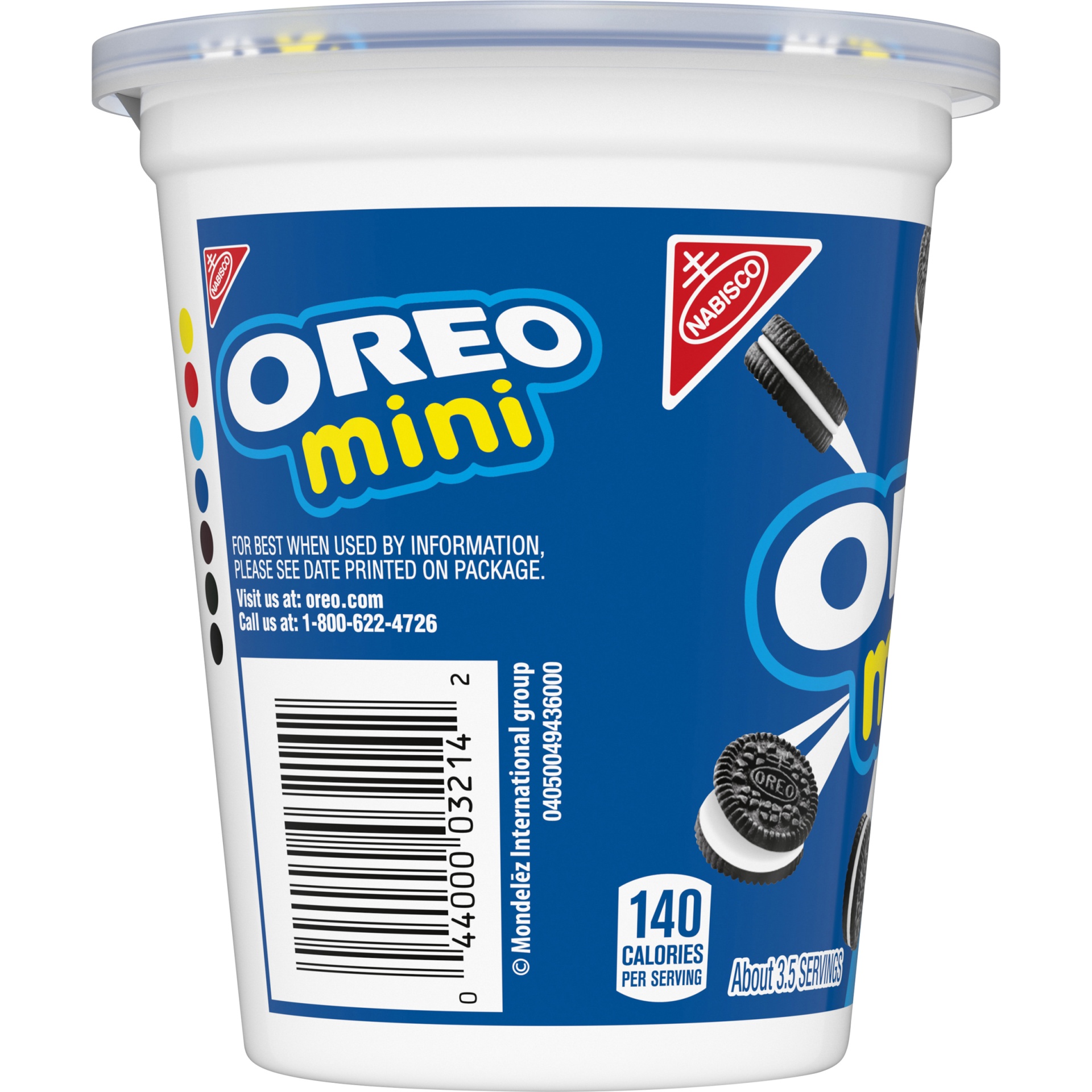 Oreo Mini Chocolate Sandwich Cookies Go Pak 3.5 oz | Shipt