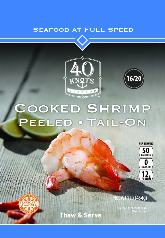 40 Knots Broken Cooked Shrimp 1 lb | Shipt