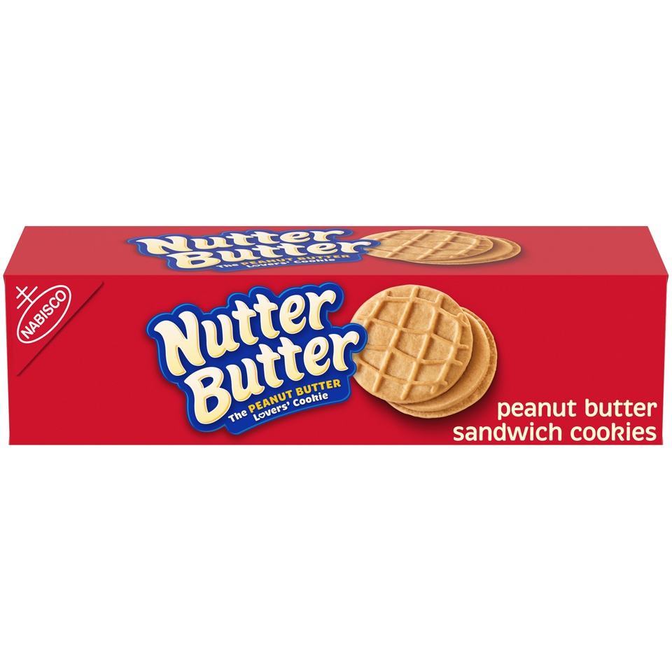 Nutter Butter Nabisco Nutter Butter Peanut Butter Sandwich Cookies 4.8 ...