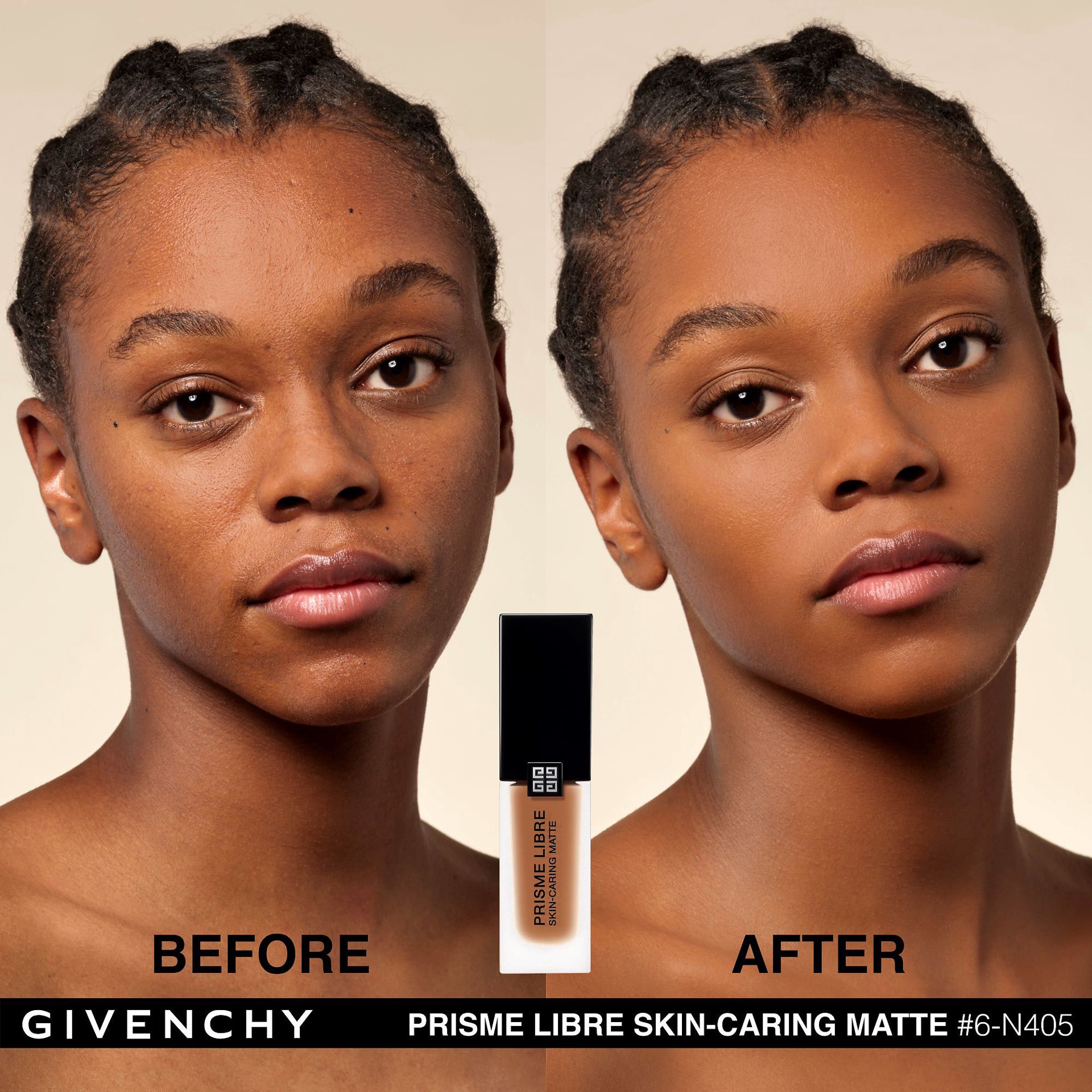 Givenchy Prisme Libre Skin-Caring Matte Foundation 6-N405 1 oz/ 30 ml ...