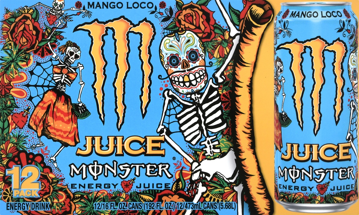 Monster Energy Mango Loco 12 ct; 16 fl oz | Shipt