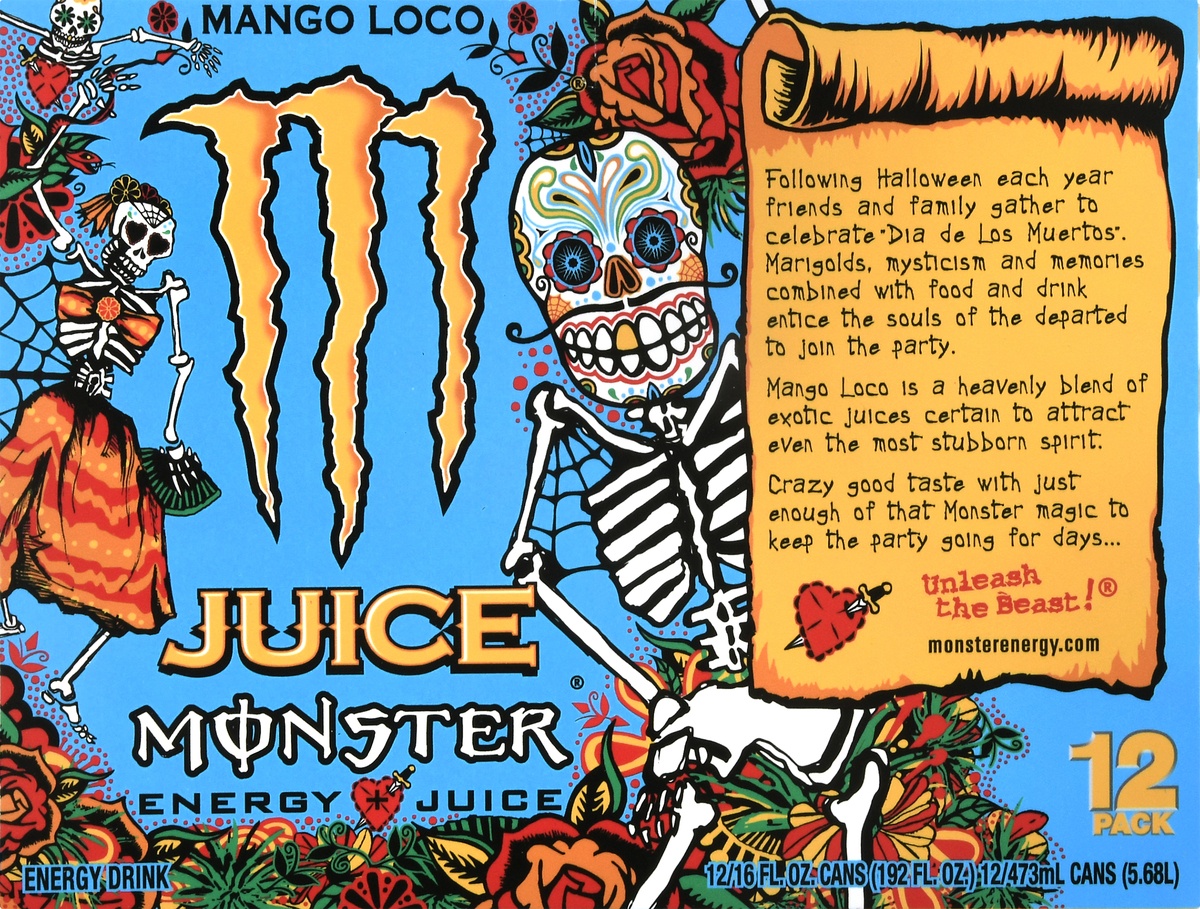 Monster Energy Mango Loco 12 ct; 16 fl oz | Shipt