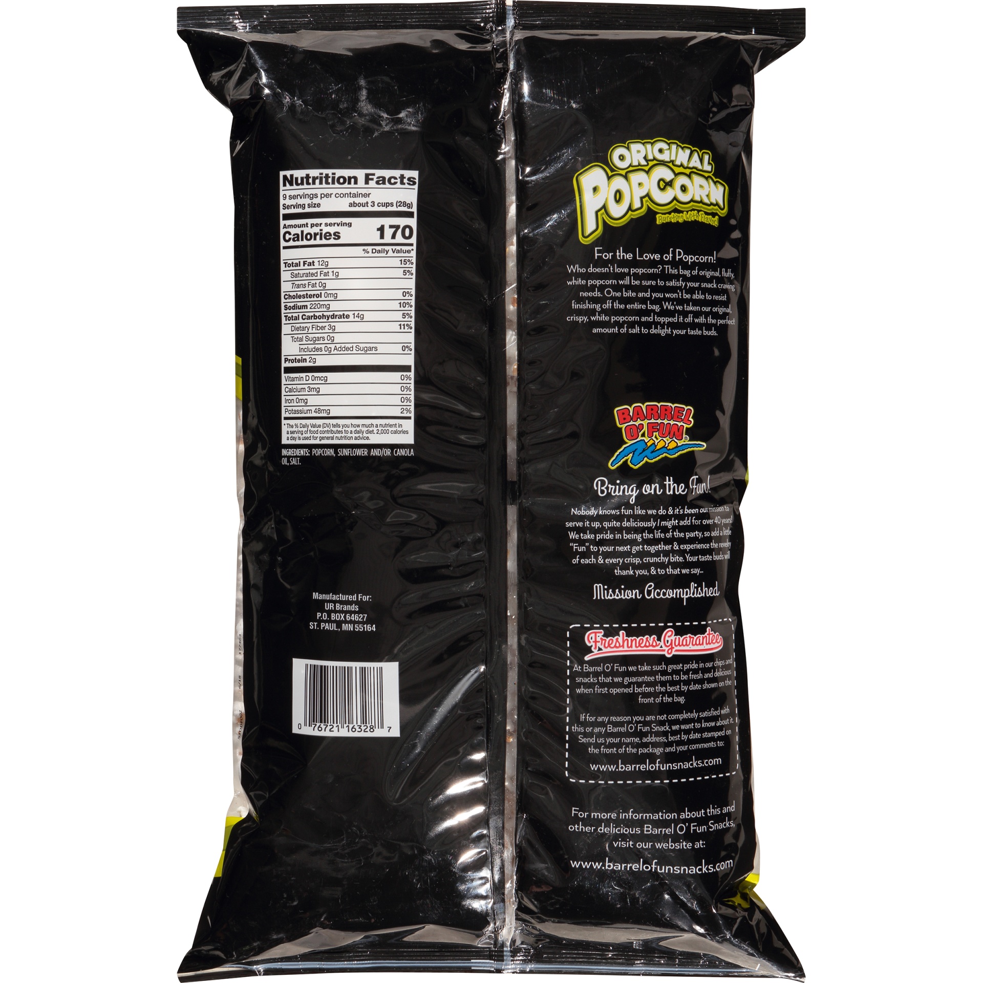 Barrel O' Fun Barrel O'Fun Jolly Time Cheddar Riffic White Cheddar ...