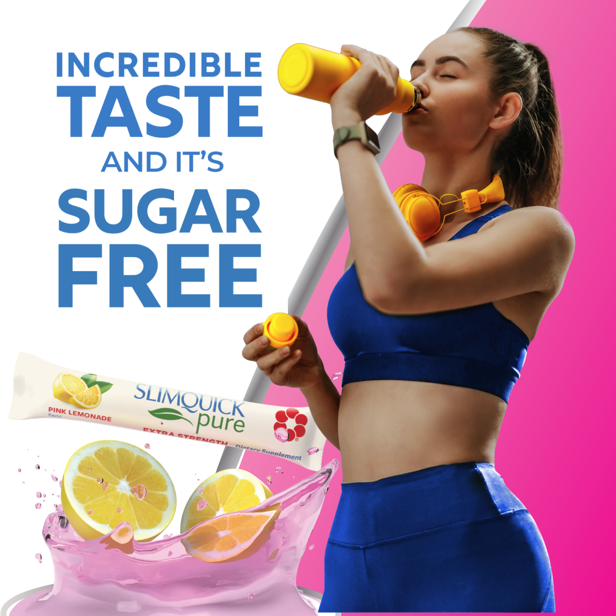 SlimQuick Extra Strength Drink Mix Pink Lemonade 26ct 26 ct | Shipt