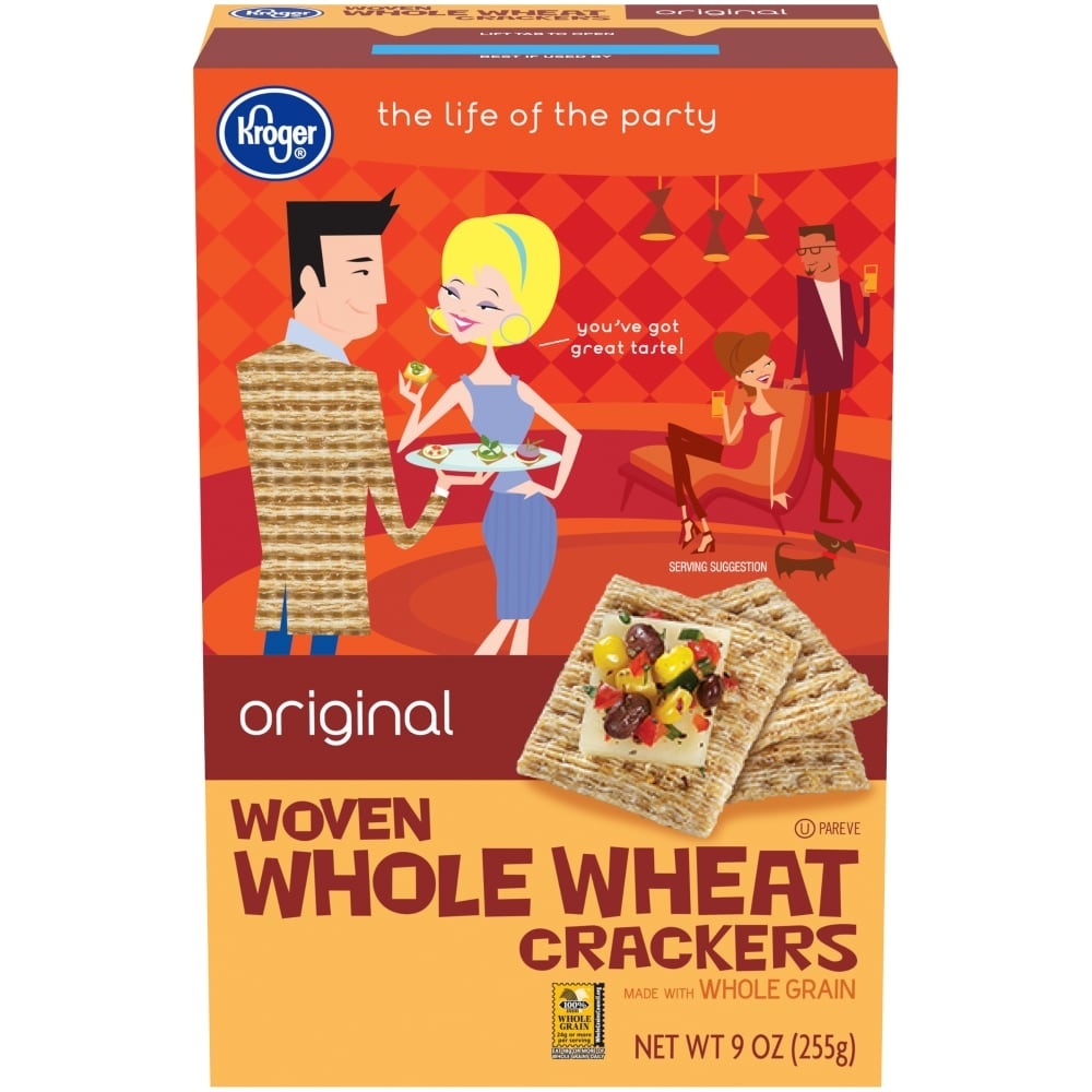 Kroger Woven Whole Wheat Crackers 9 oz | Shipt