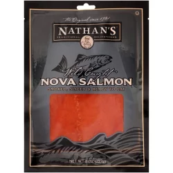 Nathan's Wild Caught Nova Salmon 8 oz | Shipt