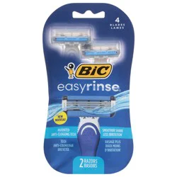 BIC Easyrinse 4 Blades Razors 2 ea 1 ct | Shipt