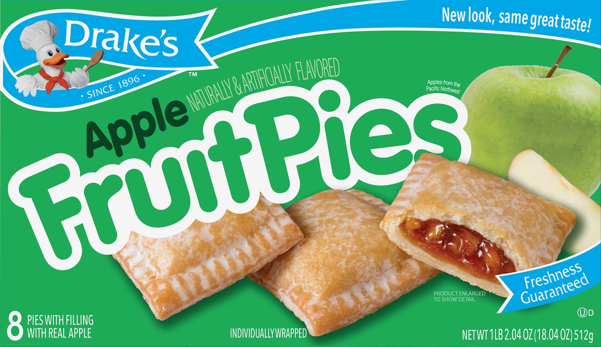 Drake's Apple Fruit Pie 18.04 oz | Shipt