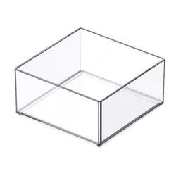 4" X 4" Clear Stacking Storage Tray By Simply Tidy 4 in x 4 in | shipt