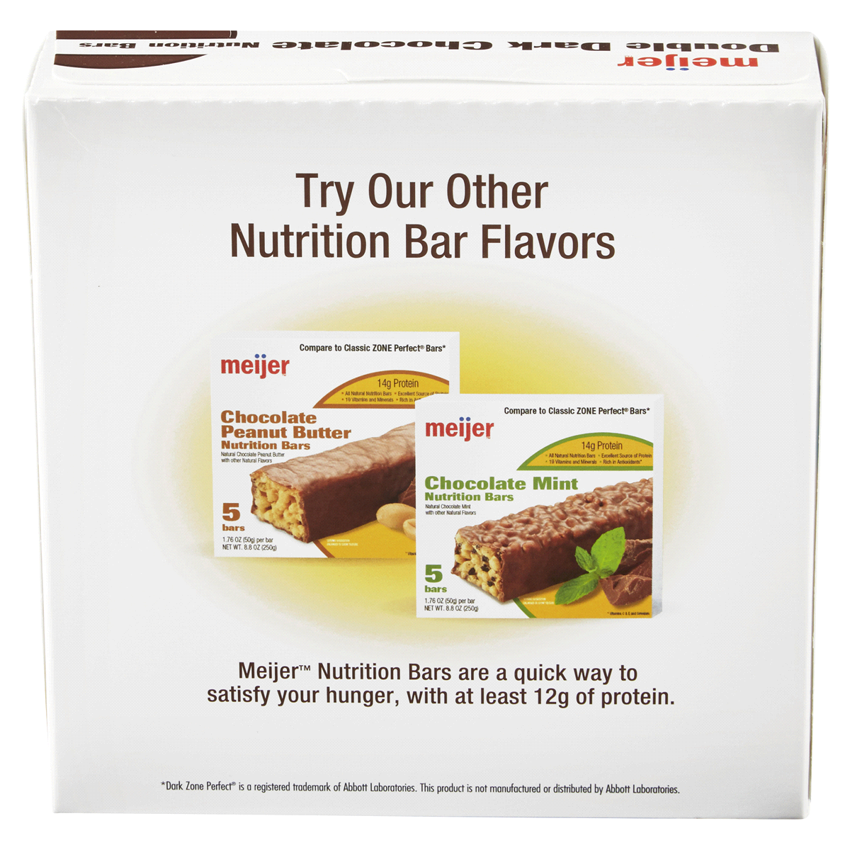 Meijer Nutrition Double Dark Chocolate Bar 5 ct | Shipt