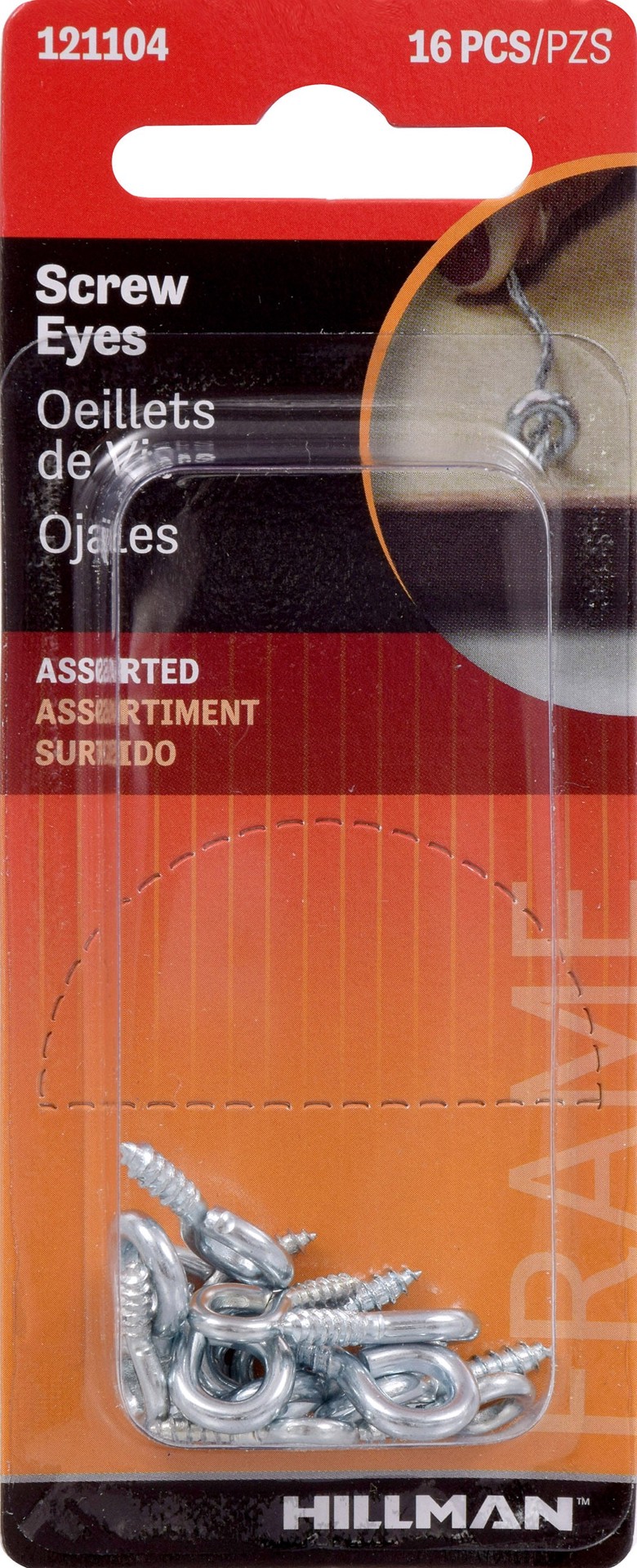 Anchor Wire 0.55-in Zinc Steel Screw eye hook 16 -Pack 1 ct | shipt