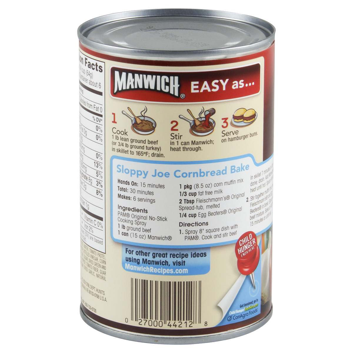 Hunt's Manwich Sloppy Joe Sauce Original 15.5 oz | Shipt