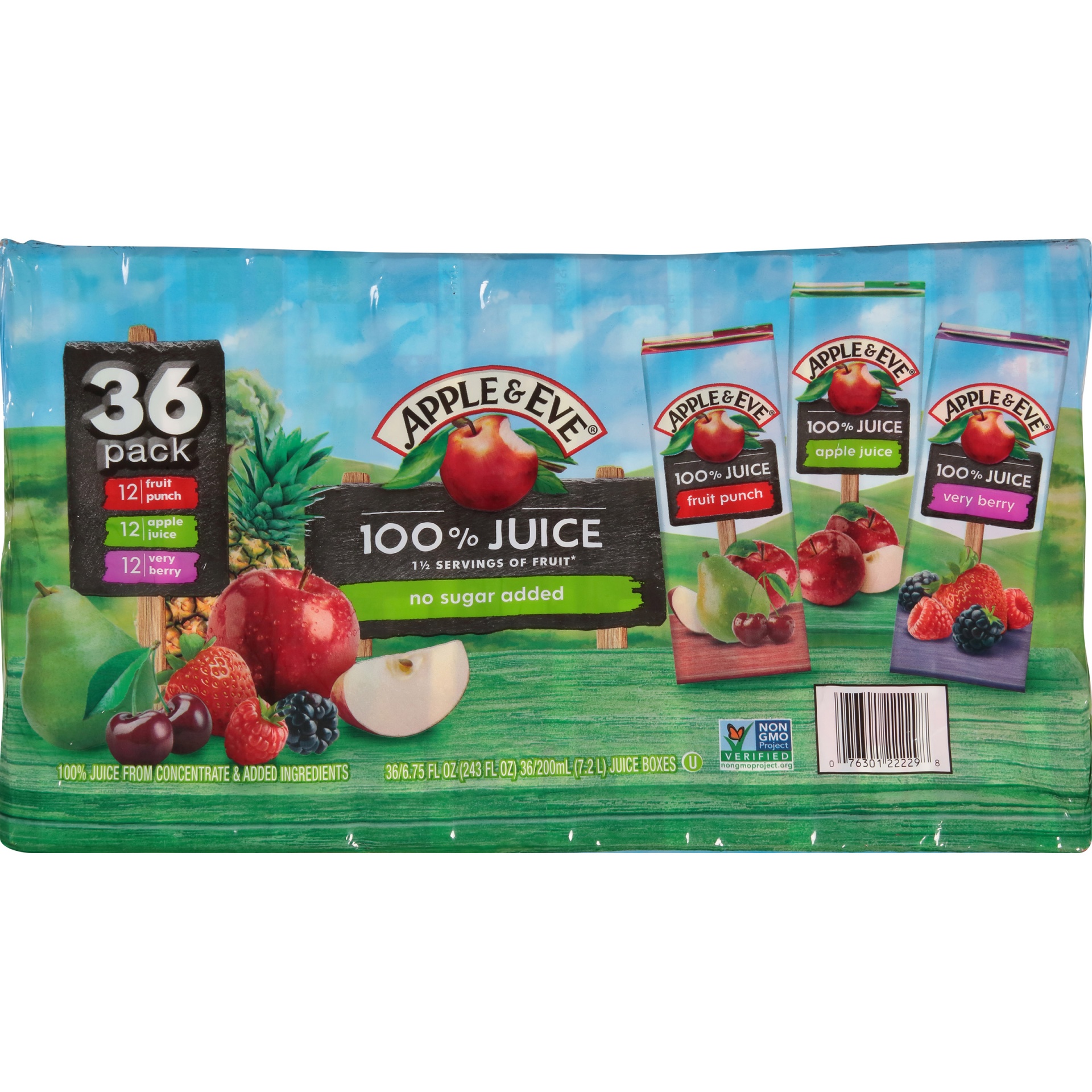 Apple & Eve 100% Juice Variety Pack 36 ct | Shipt