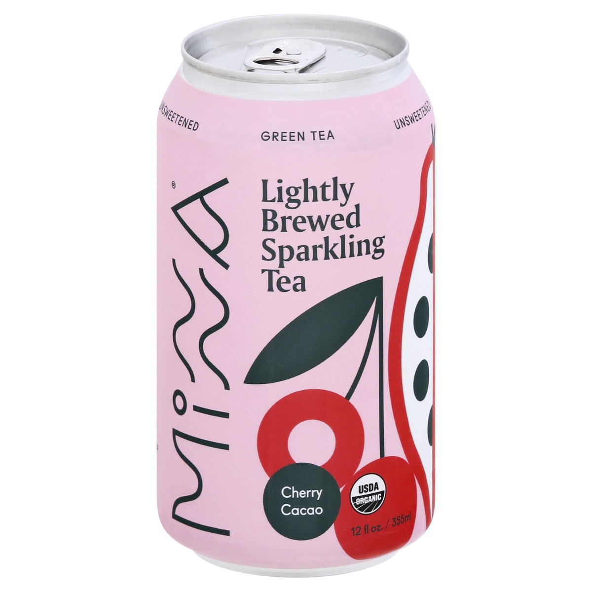 Minna Lightly Brewed Organic Cherry Cacao Sparkling Tea 12 fl oz 12 fl oz | Shipt