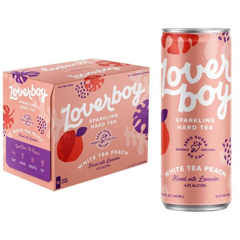 Loverboy White Tea Peach Hard Iced Tea - 6pk/11.5 fl oz Cans 6 ct; 11.5 ...