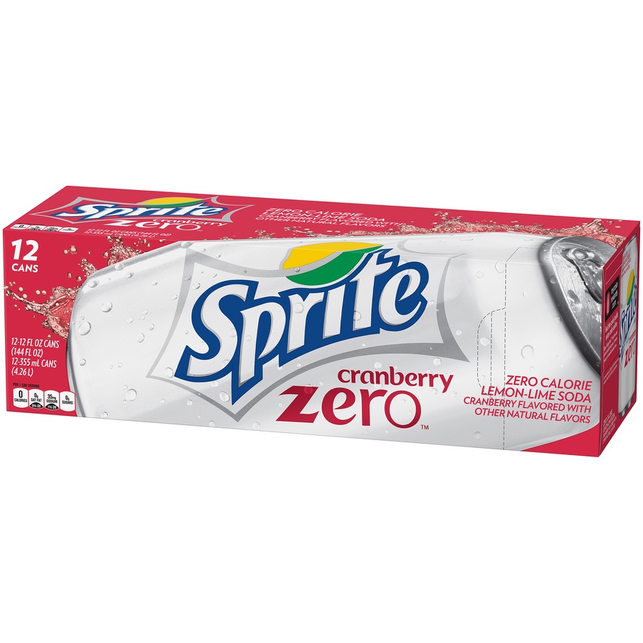 Sprite Zero Cranberry Soft Drink 12 ct; 12 fl oz | Shipt