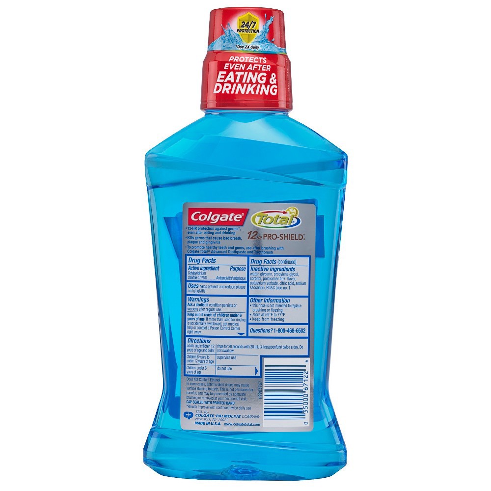 Colgate Total Advanced Pro-Shield Mouthwash 500 ml | Shipt