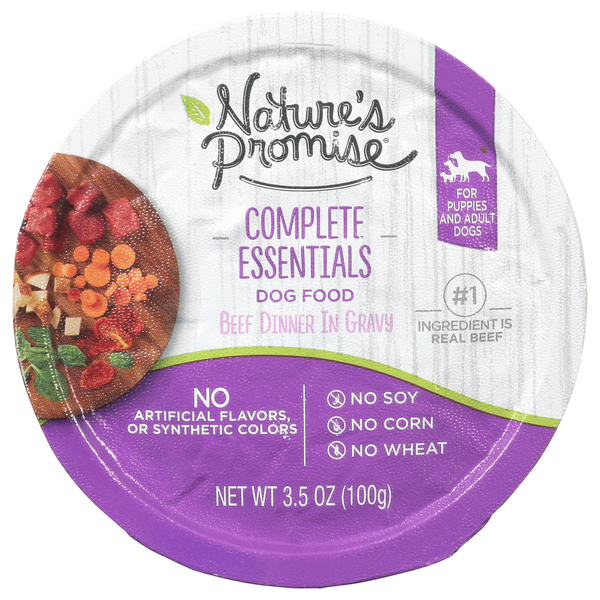 Nature's Promise Free Country Grain Free Beef Dinner in Gravy Wet Dog ...