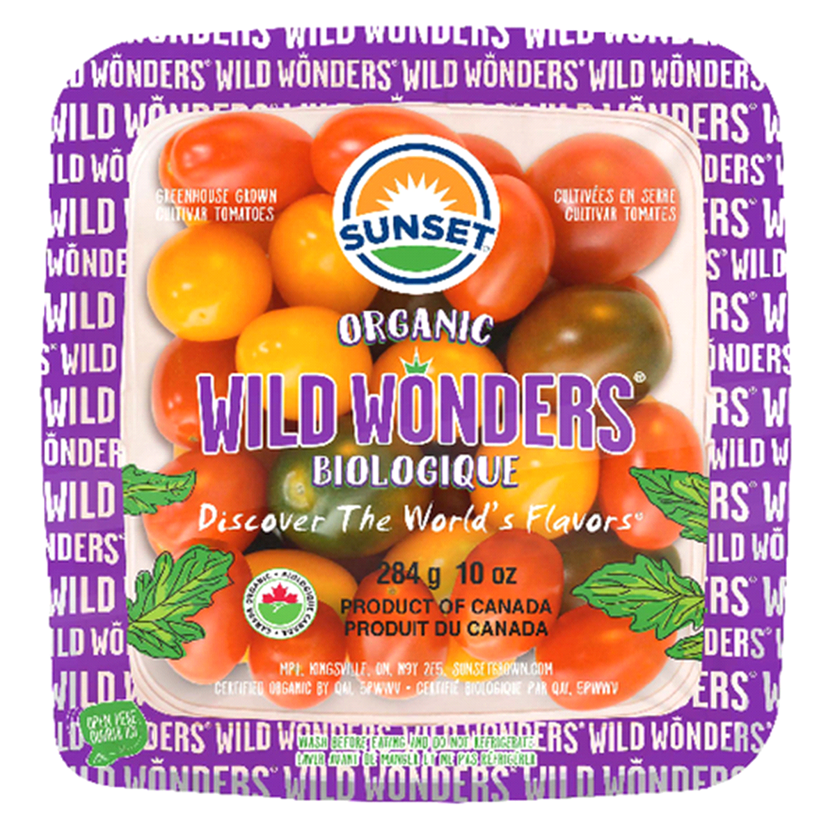 SUNSET Wild Wonders Organic Biologique tomatoes 10 oz | Shipt