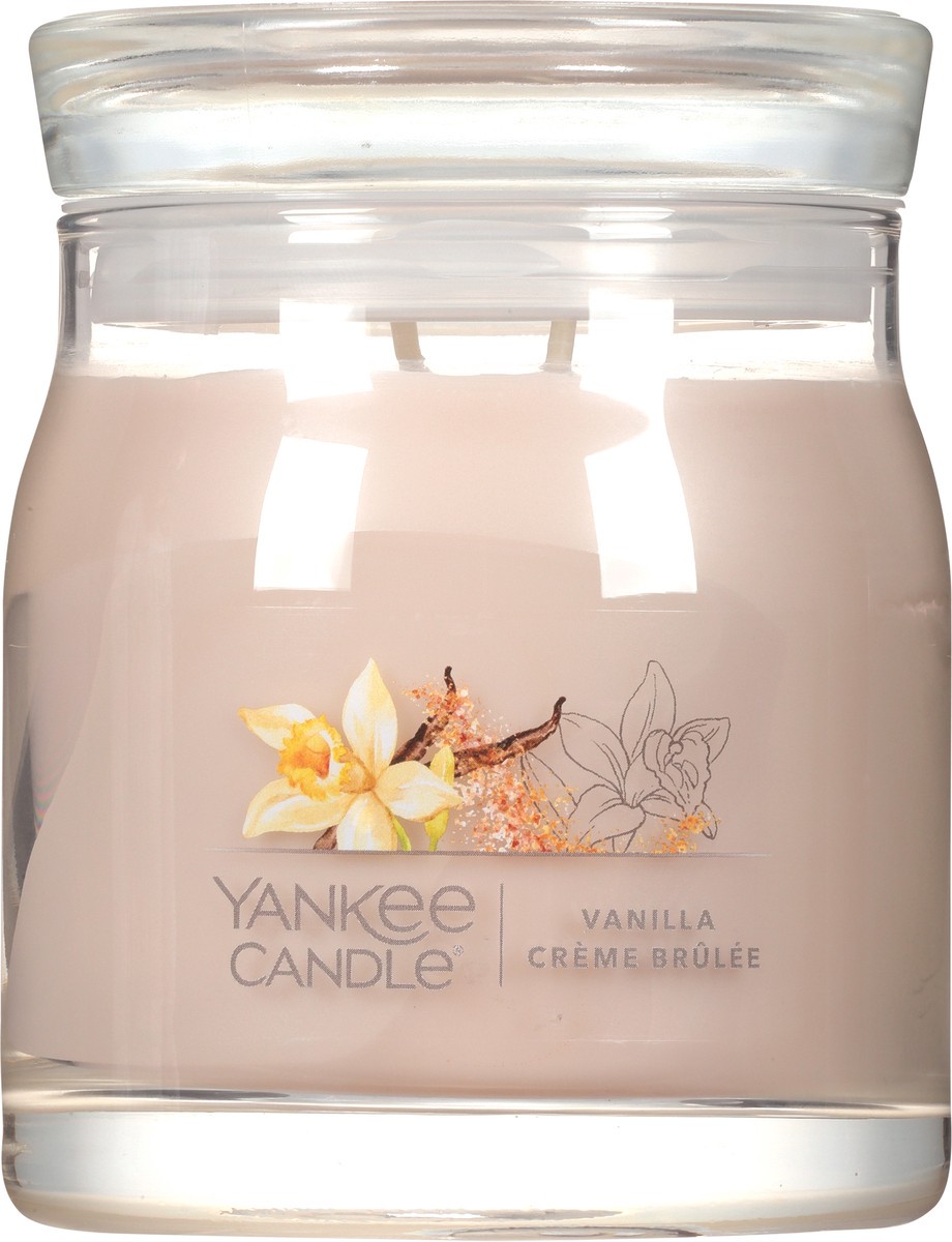 Yankee Candle Signature Collection Medium Jar Vanilla Crème Brulée 13 ...